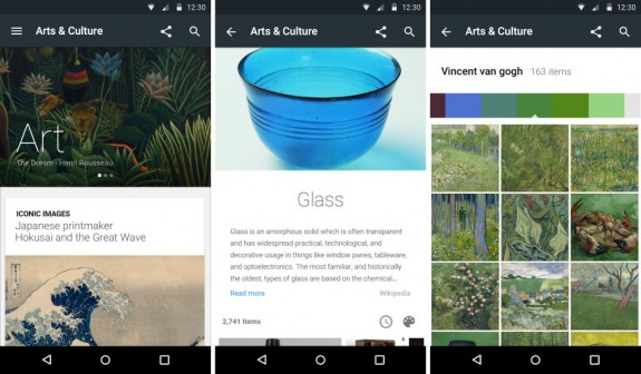 Après l’extension, Google Art Project mise sur une application | Cultunum